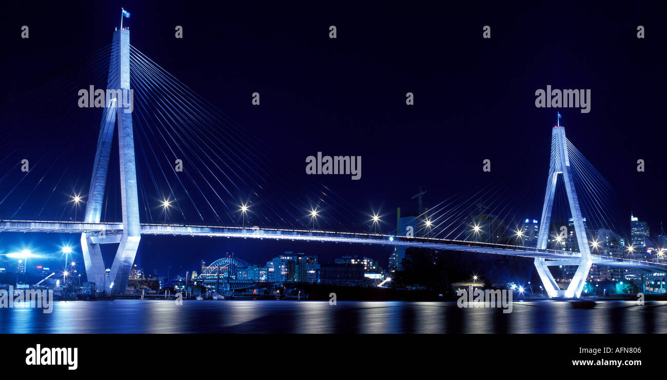 Glebe island bridge sydney hi-res stock photography and images - Alamy