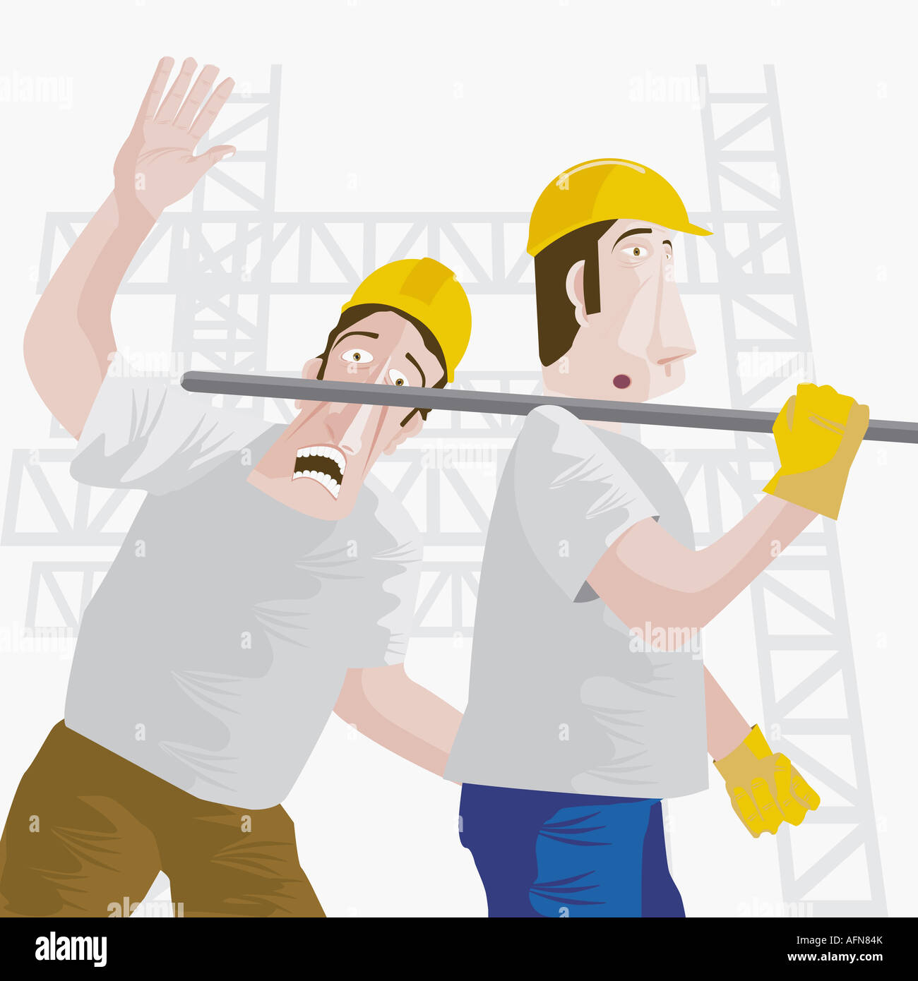 Three rod construction hi-res stock photography and images - Alamy