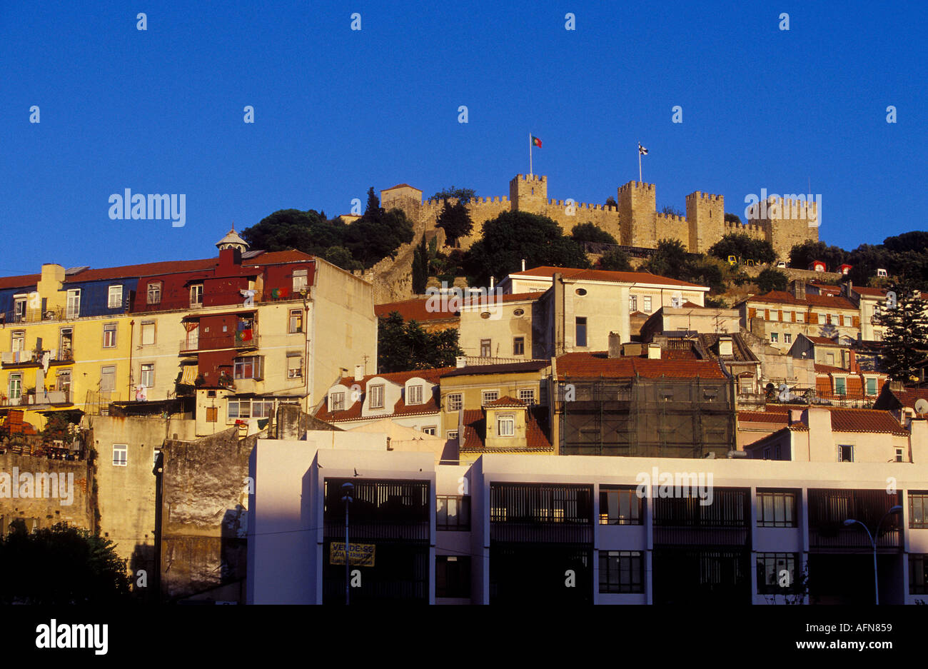 Portugal Lisbon Castelo de Sao George Stock Photo - Alamy