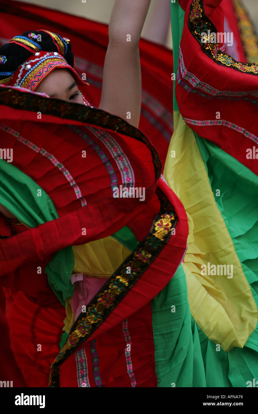 Chinese folk dance performed by children as part of the Burwood ...