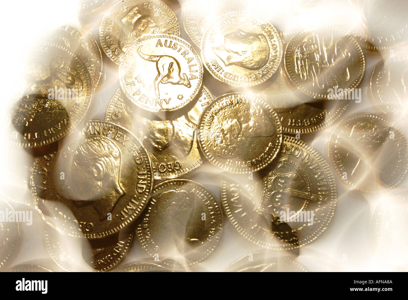 Gold coins Stock Photo - Alamy