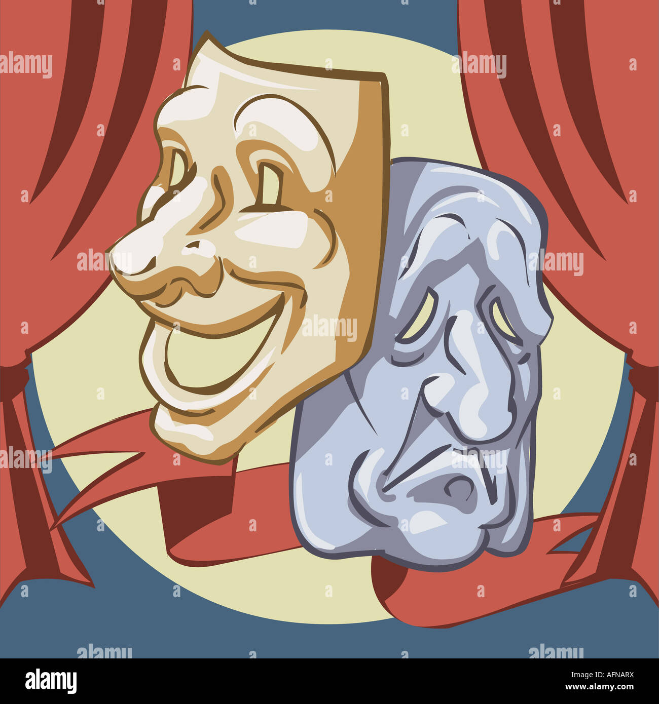 Two masquerade masks Stock Photo - Alamy