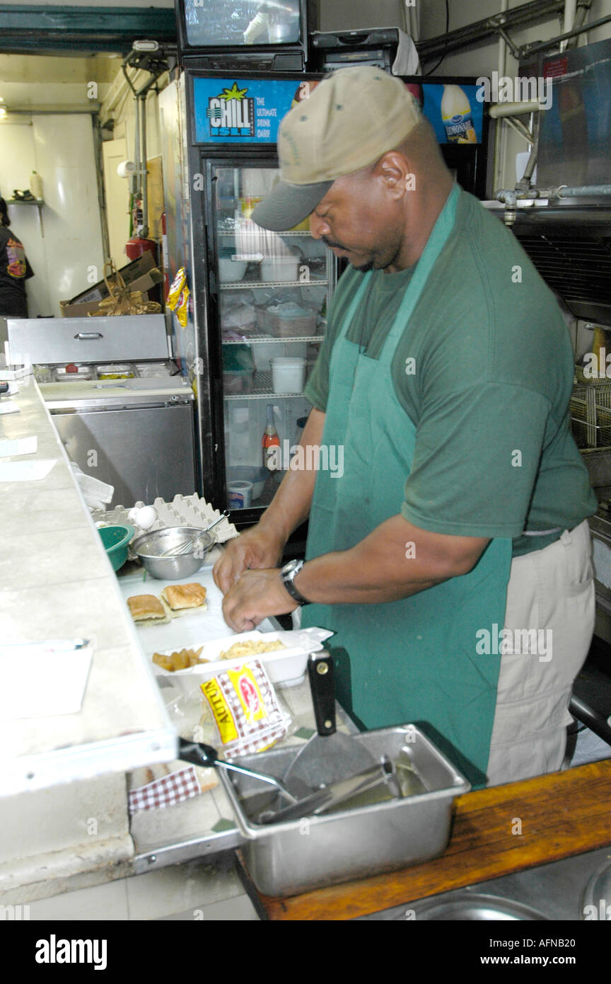 Small family restaurant is owned and run by an African American family ...