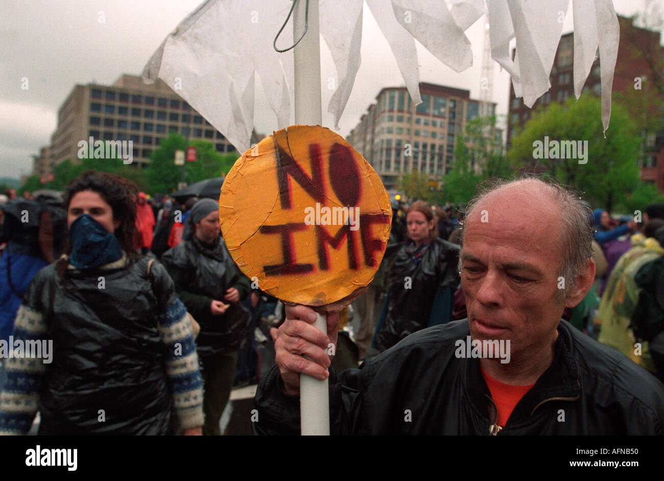 Anti globalization protesters hi-res stock photography and images - Alamy