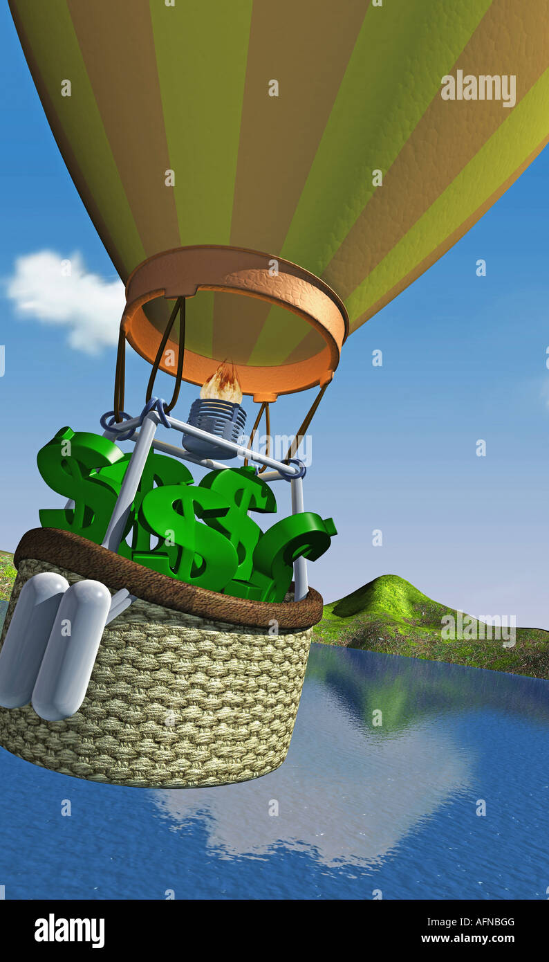 Balloon computer flying graphics hi-res stock photography and images ...