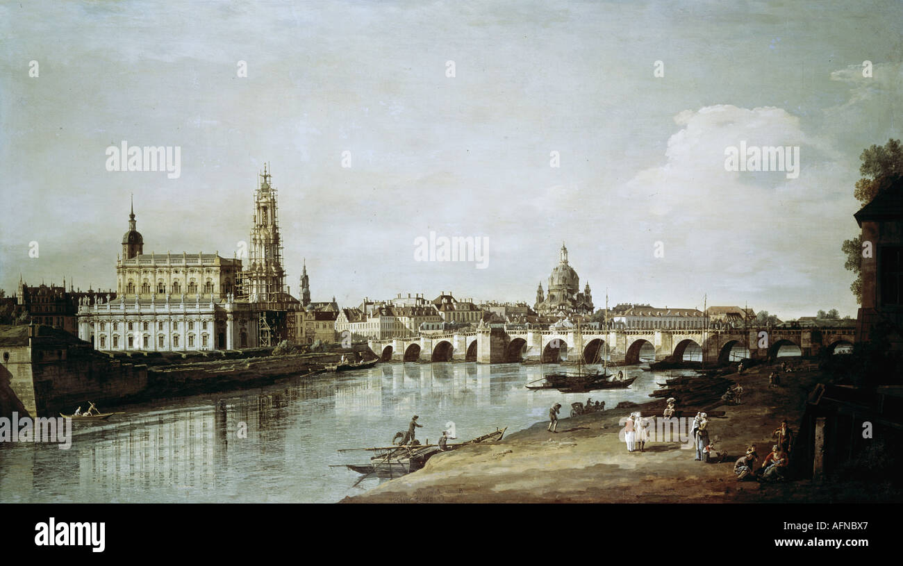 "fine arts, Bellotto, Bernardo, called Canaletto, (1721 - 1780 ...