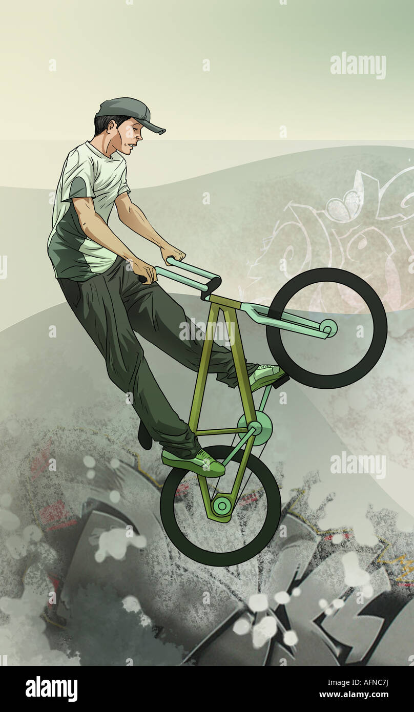Man performing stunts hi-res stock photography and images - Alamy