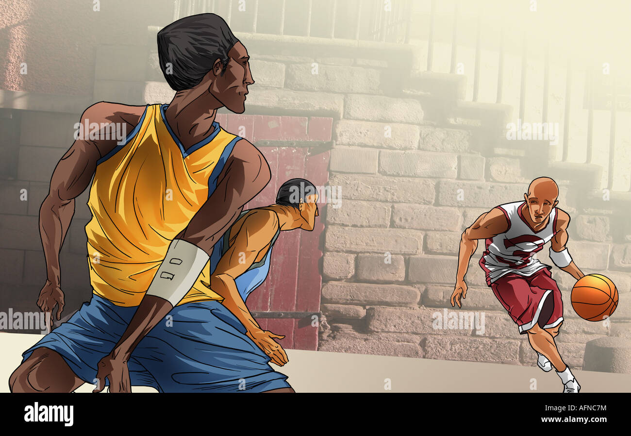 Someone playing basketball hi-res stock photography and images - Alamy
