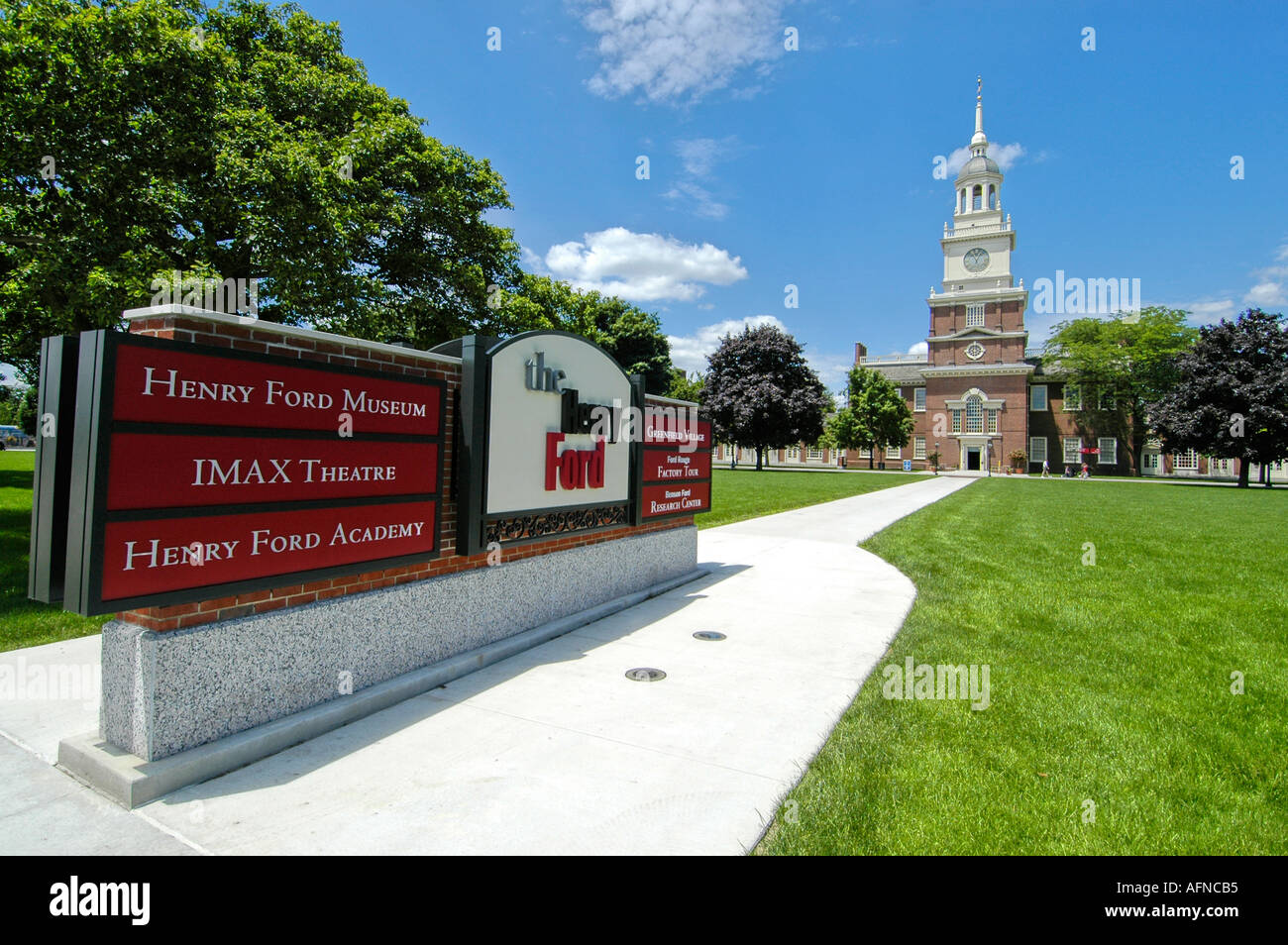 Historic Greenfield Village and Henry Ford Museum located at Dearborn ...