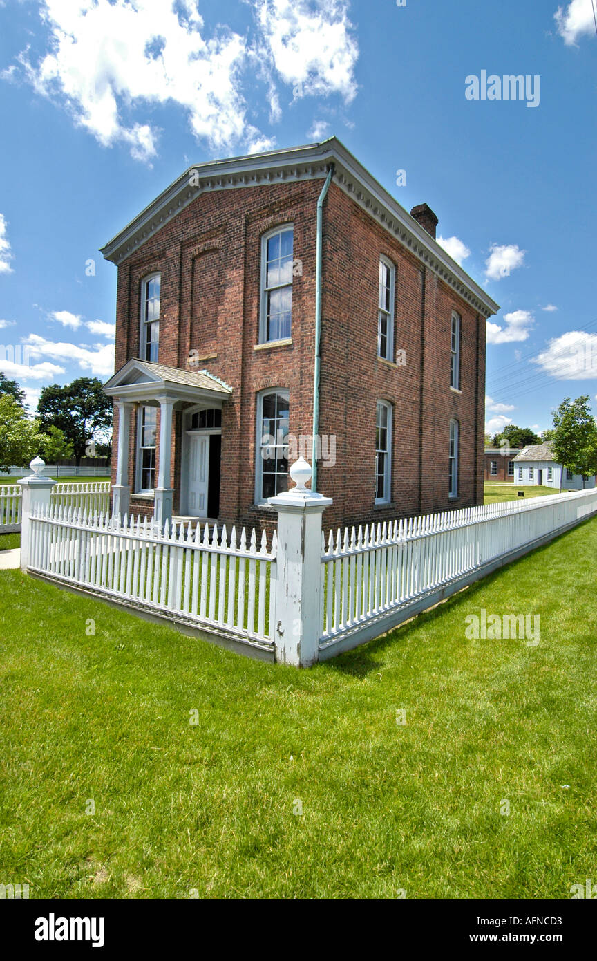 Thomas edison menlo park office library historic g hi-res stock ...