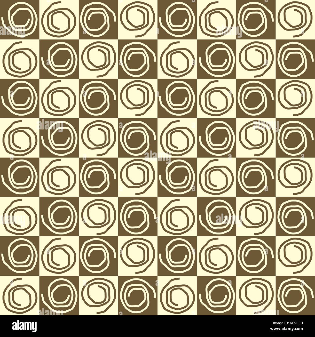 Illustrated abstract background with a seamless repeat design Stock ...