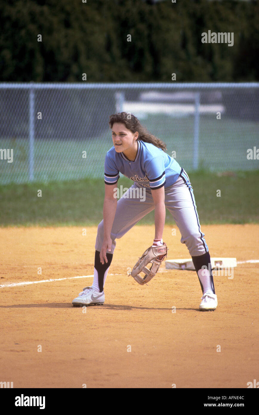 Baseball Softball Action Stock Photo - Alamy