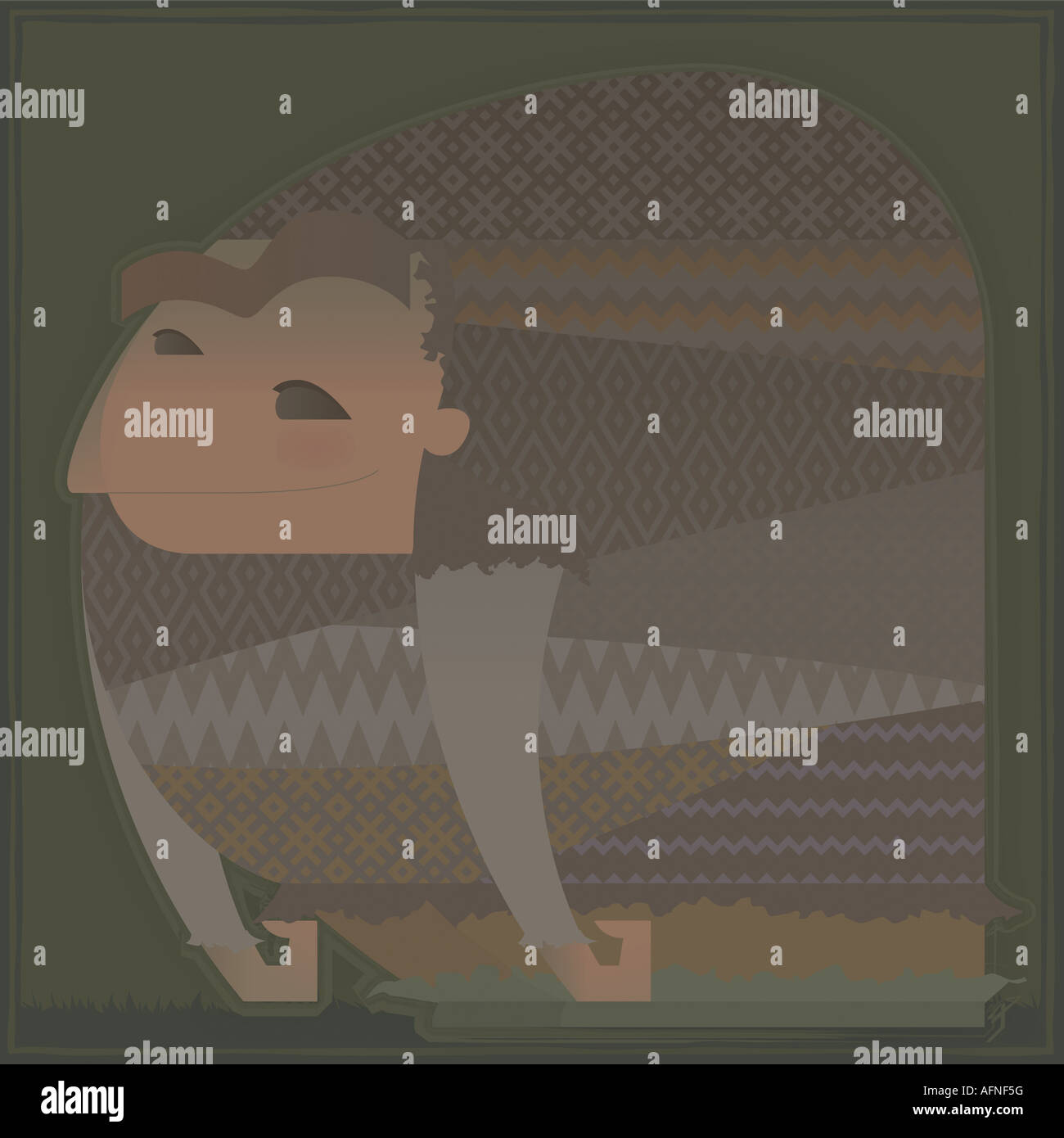 Hunchback man hi-res stock photography and images - Alamy