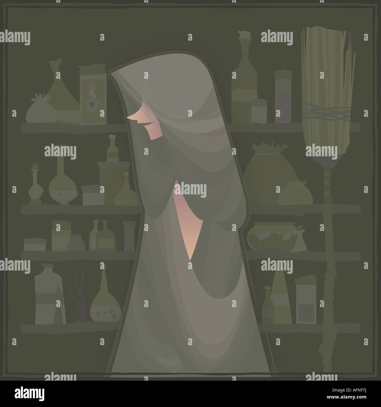 Witch mythology hi-res stock photography and images - Alamy