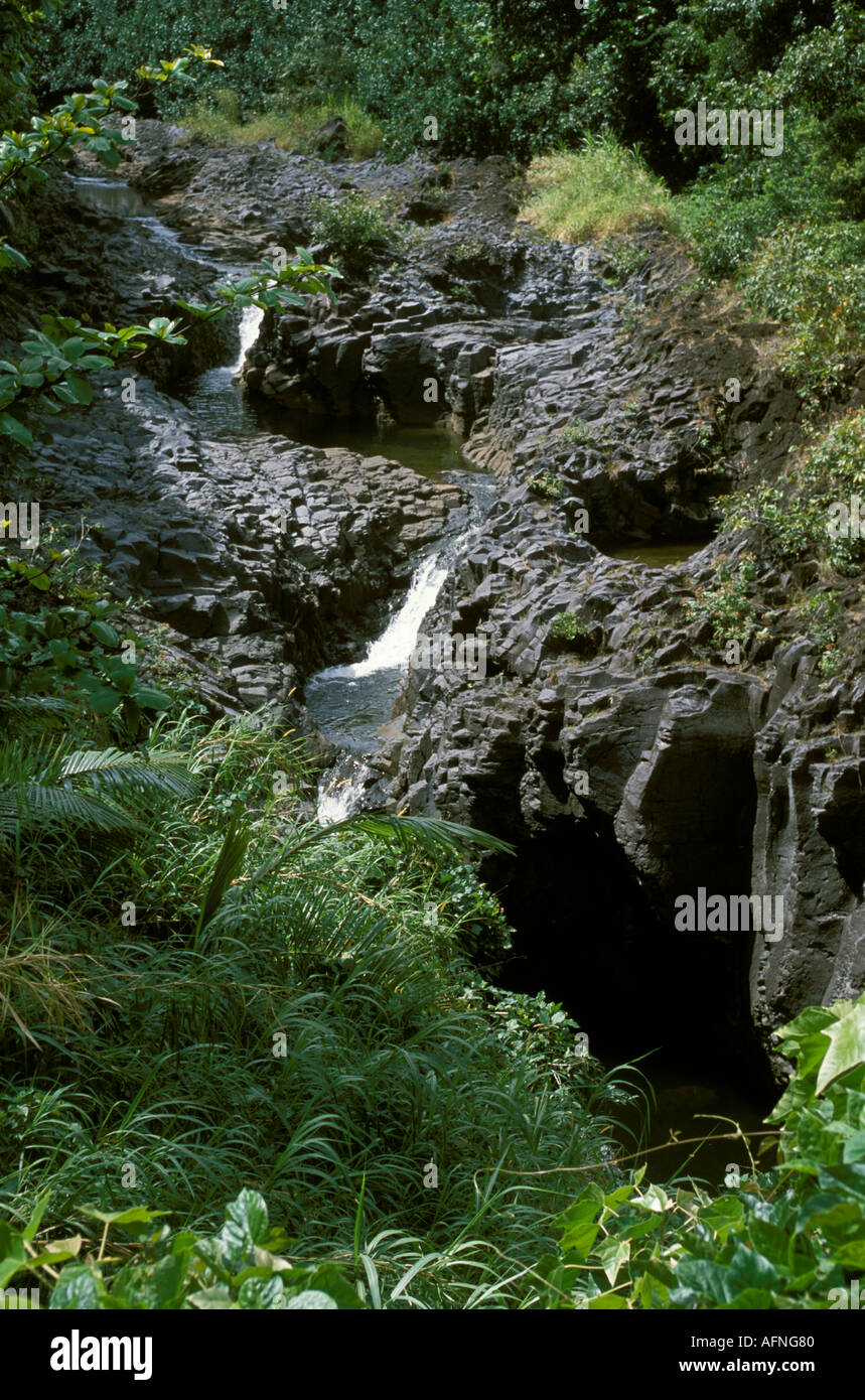 The seven sacred pools can be seen at the Haleakala National Park Maui ...