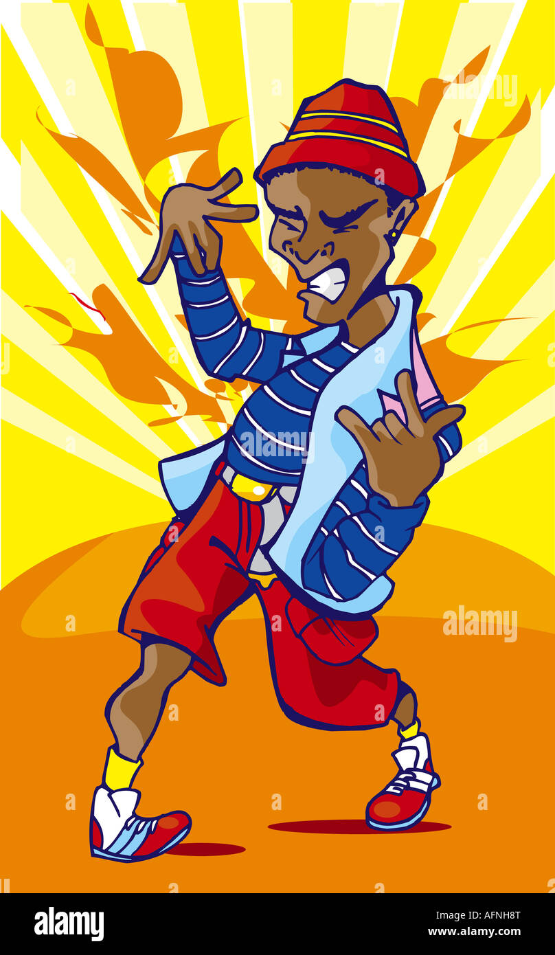 Young man breakdancing Stock Photo - Alamy