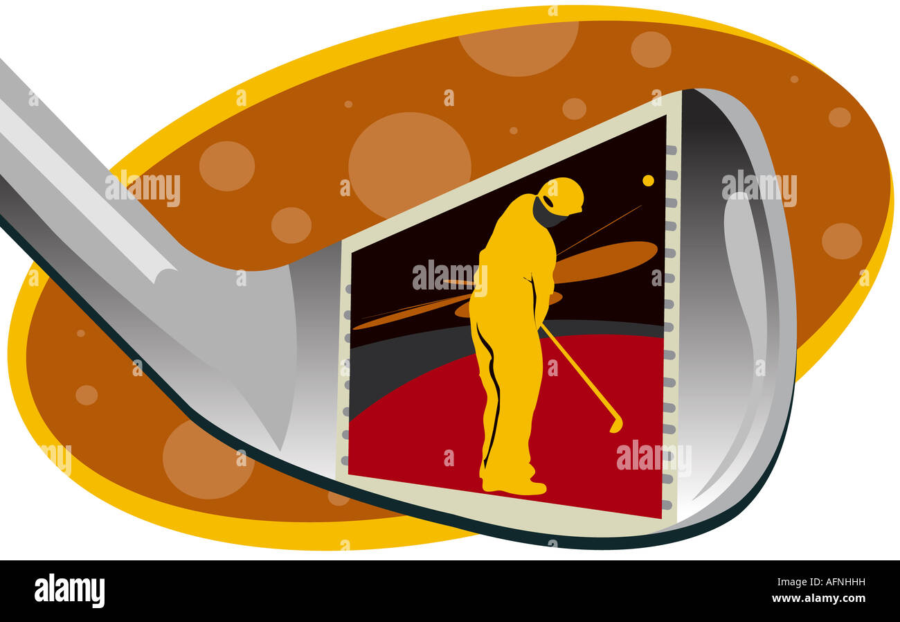 Golf club graphics hi-res stock photography and images - Alamy