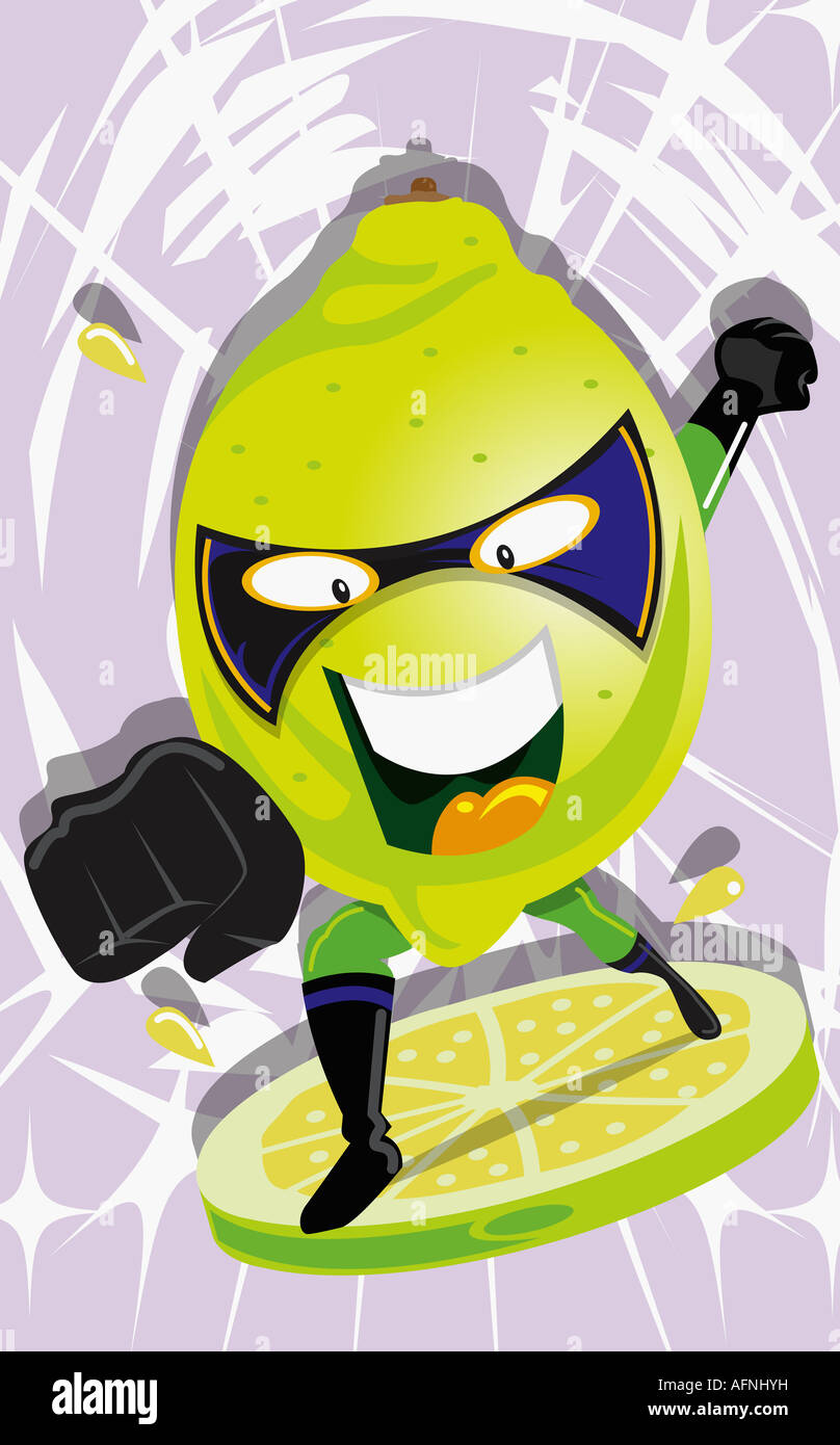 Close-up of a lemon representing a human Stock Photo - Alamy