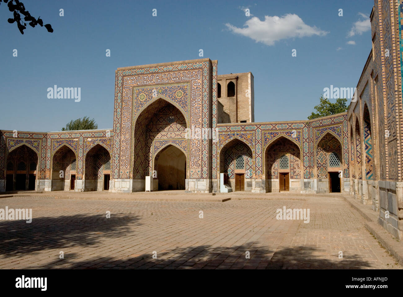 Uzbekistan, Samarkand, Khodja Akrar Complex Stock Photo - Alamy