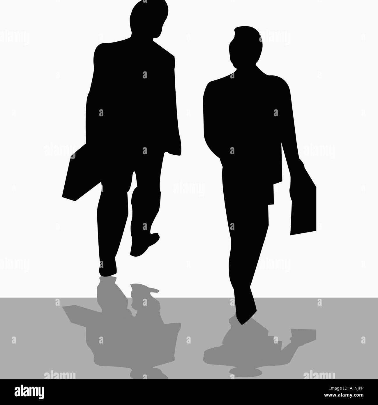 Businessmen walking Black and White Stock Photos & Images - Alamy