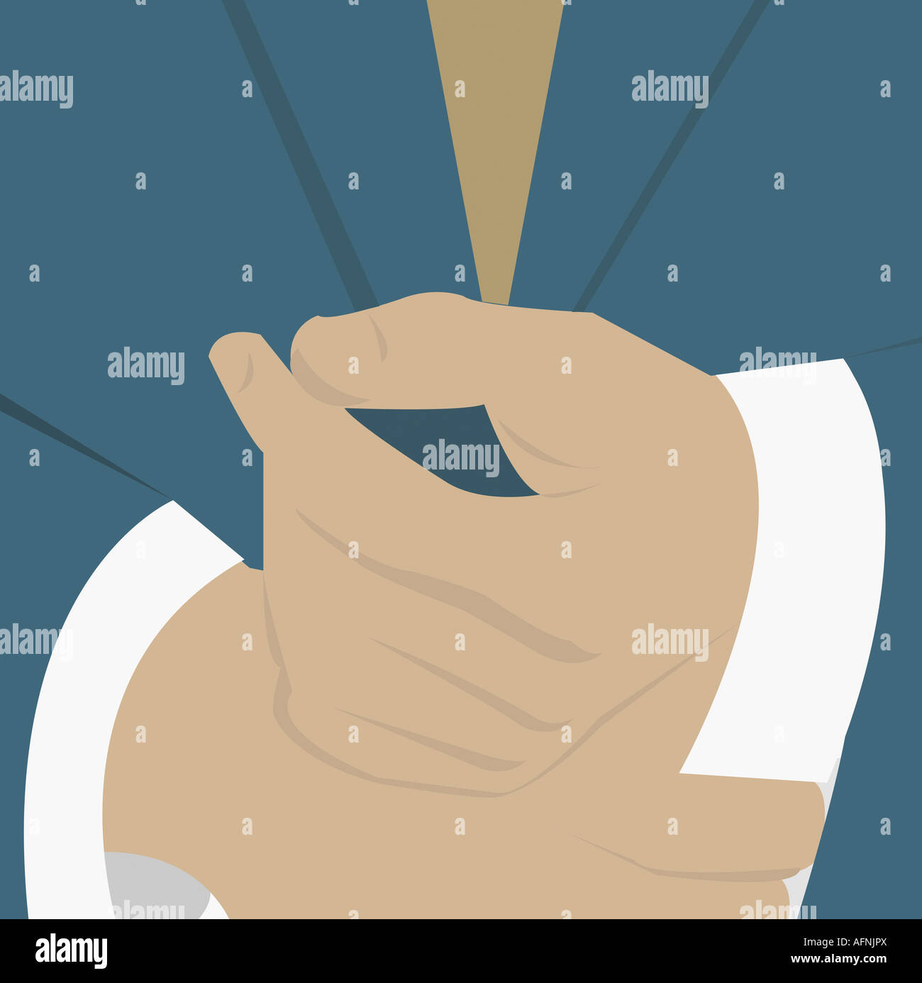 Businessman buttoning his cuffs Stock Photo - Alamy