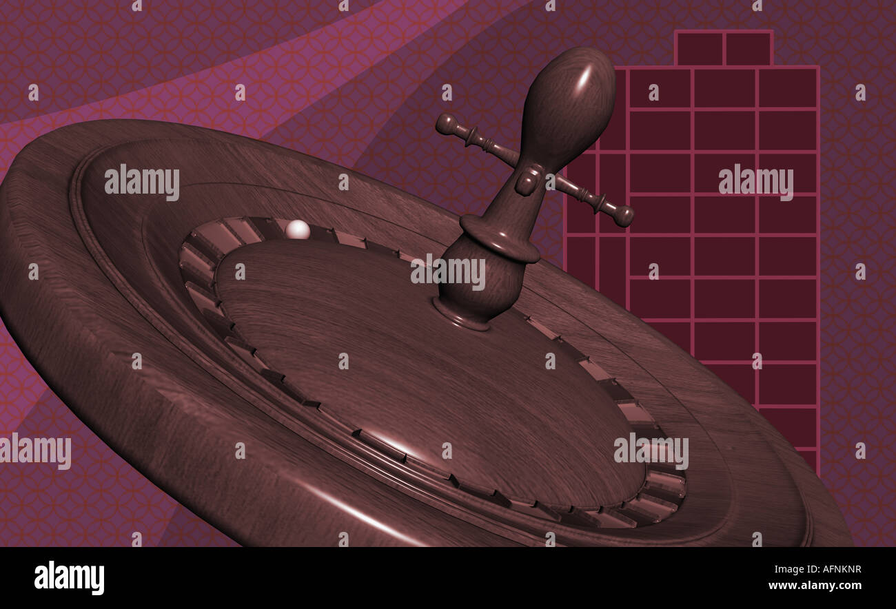 Close-up of a roulette wheel Stock Photo - Alamy