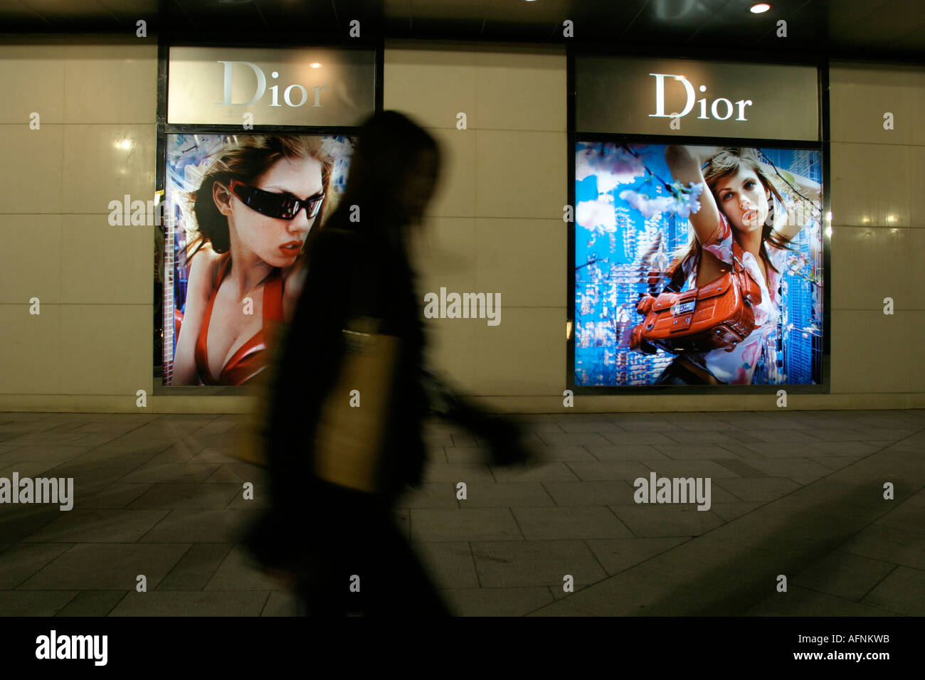 Dior fashion posters Stock Photo - Alamy