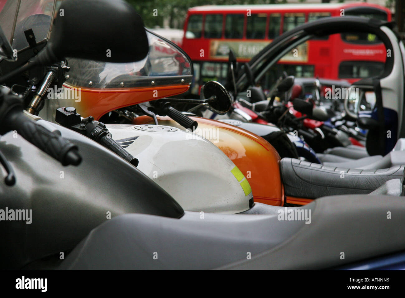 Motorbikes central london hi-res stock photography and images - Alamy