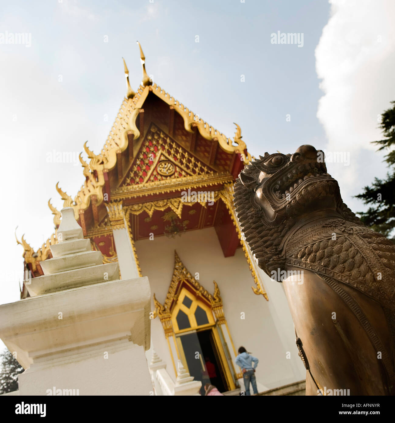 Wat Buddhapadipa Thai Buddhist temple in Wimbledon London No model ...