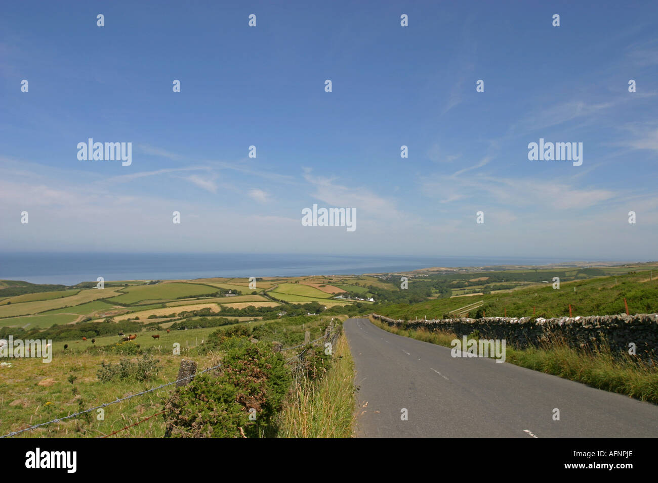 kirk michael isle of man Stock Photo - Alamy