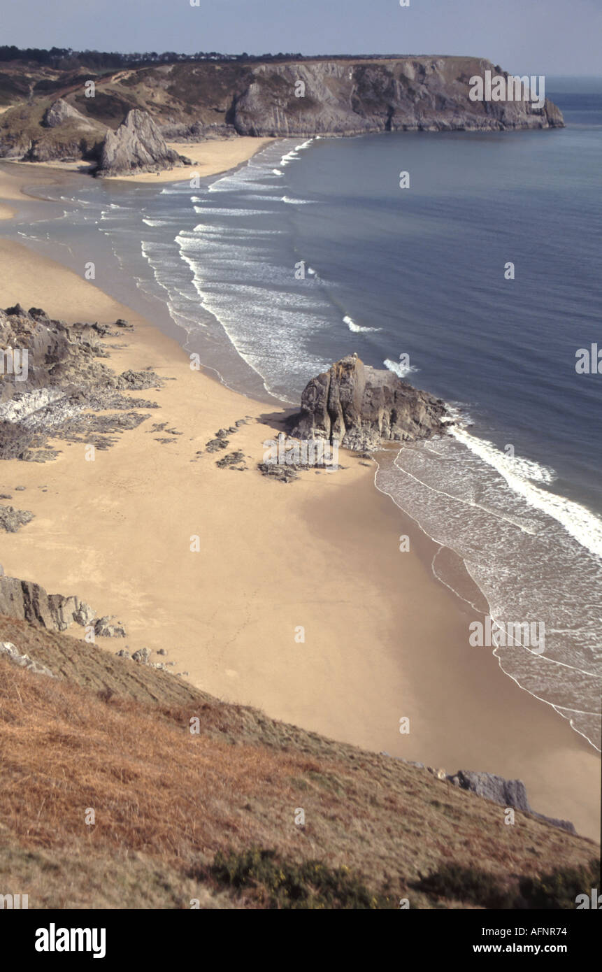 Nicholaston beach oxwich bay gower hi-res stock photography and images ...