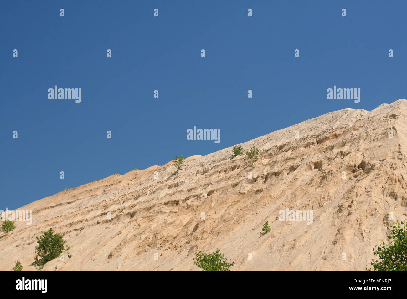 Quarry Stockpiles, Ridge Stock Photo - Alamy