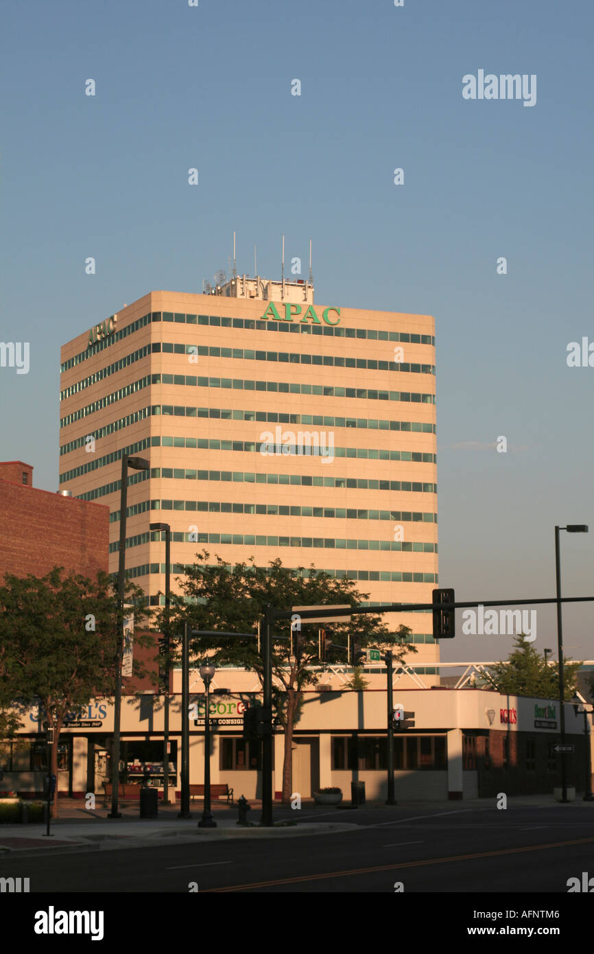 APAC building Downtown Cedar Rapids Stock Photo - Alamy