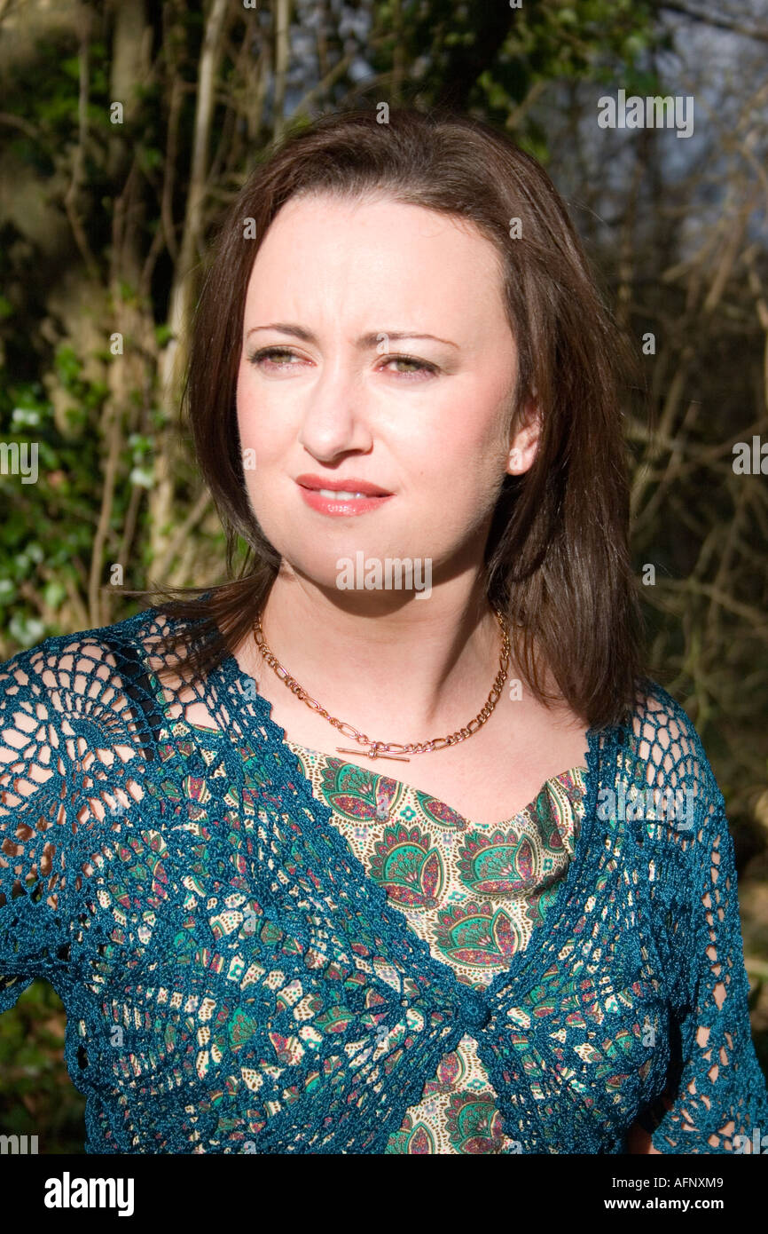 Beautiful Irish woman in evening dress and drinking white wine Stock ...