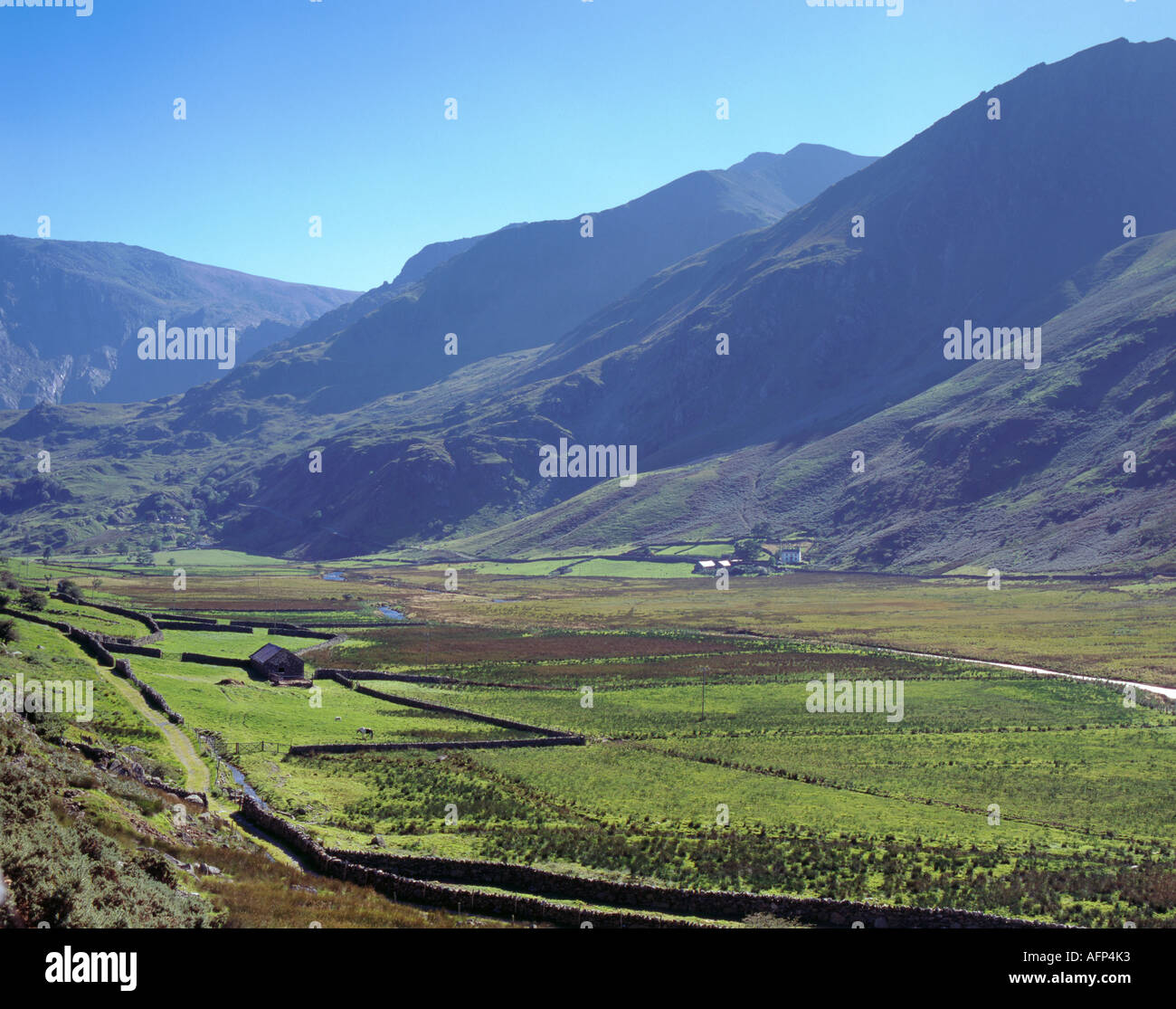 Flat bottomed u shaped valley hi-res stock photography and images - Alamy