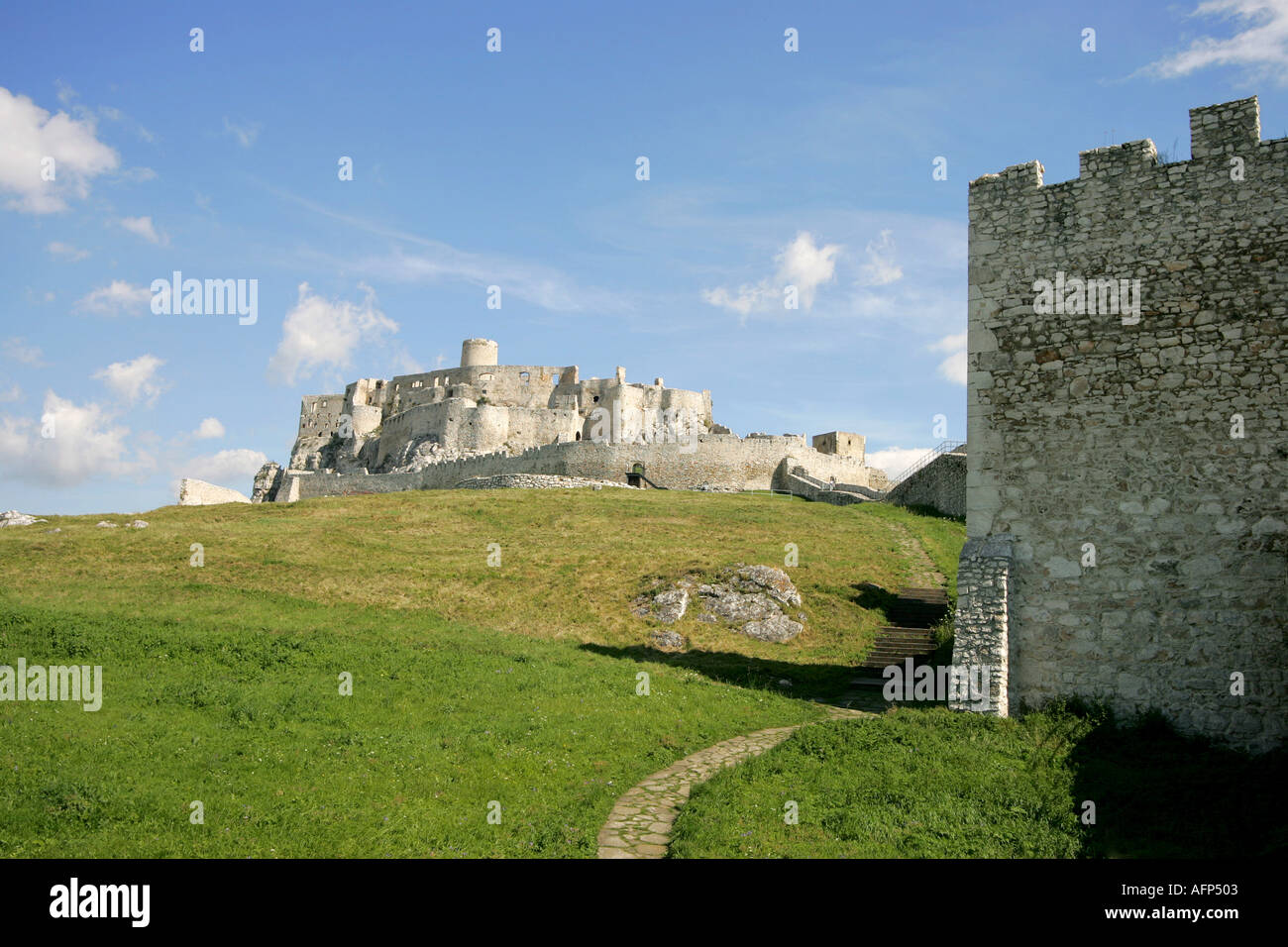 Spis Castle Spissky Hrad Stock Photo - Alamy