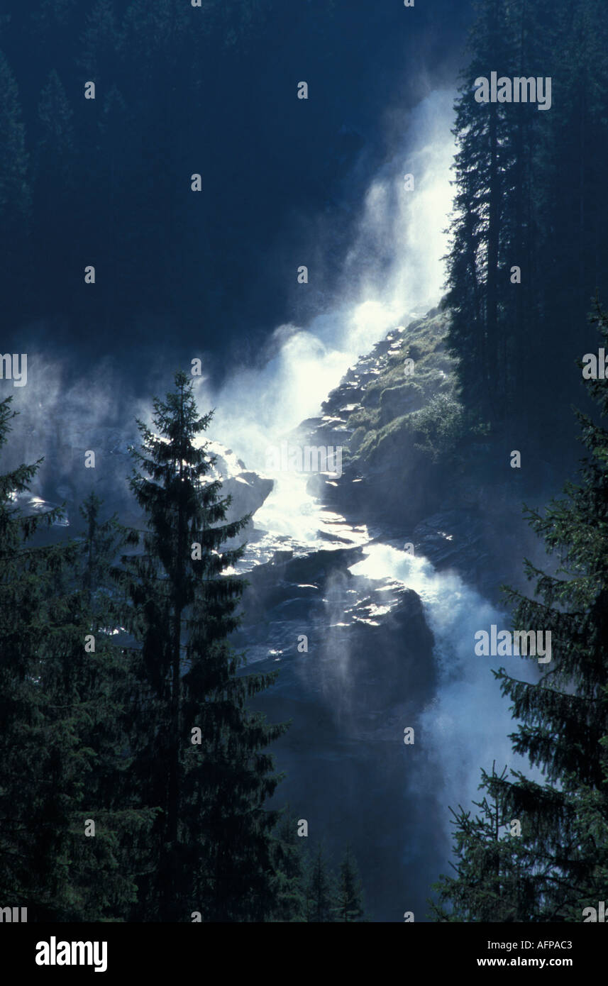 waterfalls of Krimml Stock Photo - Alamy