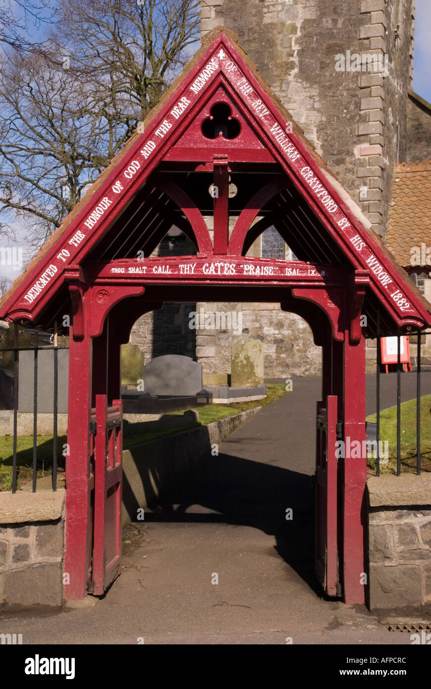 Wooden gates entrance village church hi-res stock photography and ...