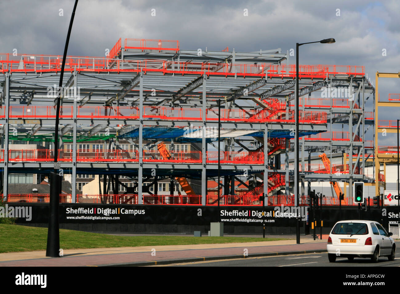 steelwork new construction sheffield city centre south yorkshire ...