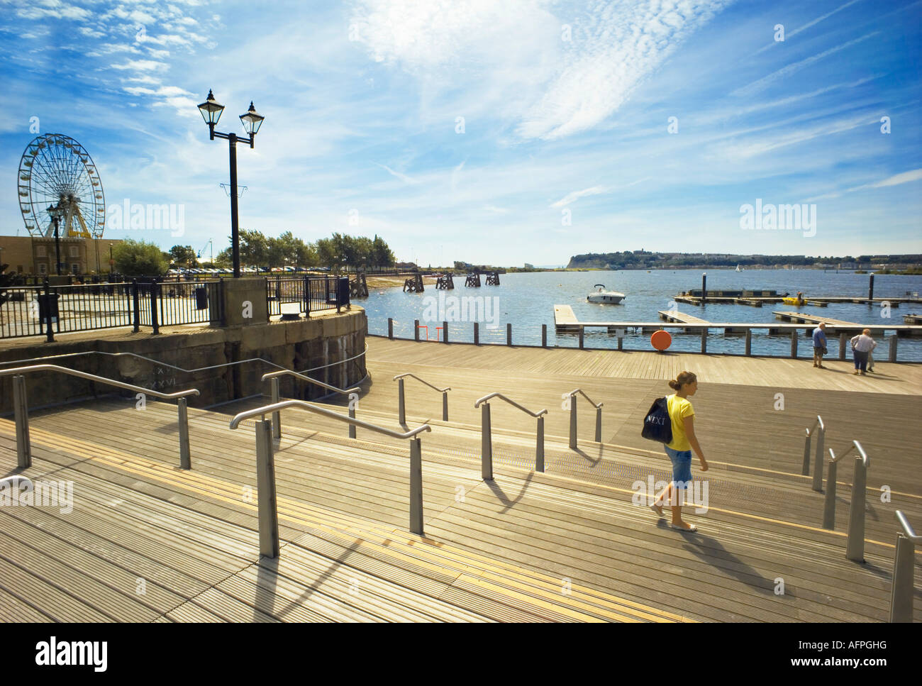 Waterfront, Cardiff Bay, Wales Stock Photo - Alamy