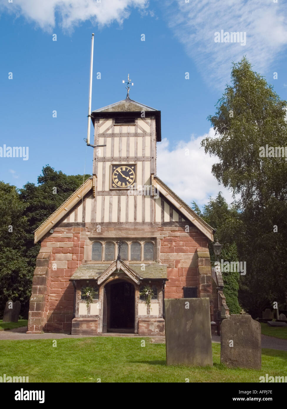 CHURCH of "ST MARY and ALL SAINTS" Whitmore Staffordshire England UK ...