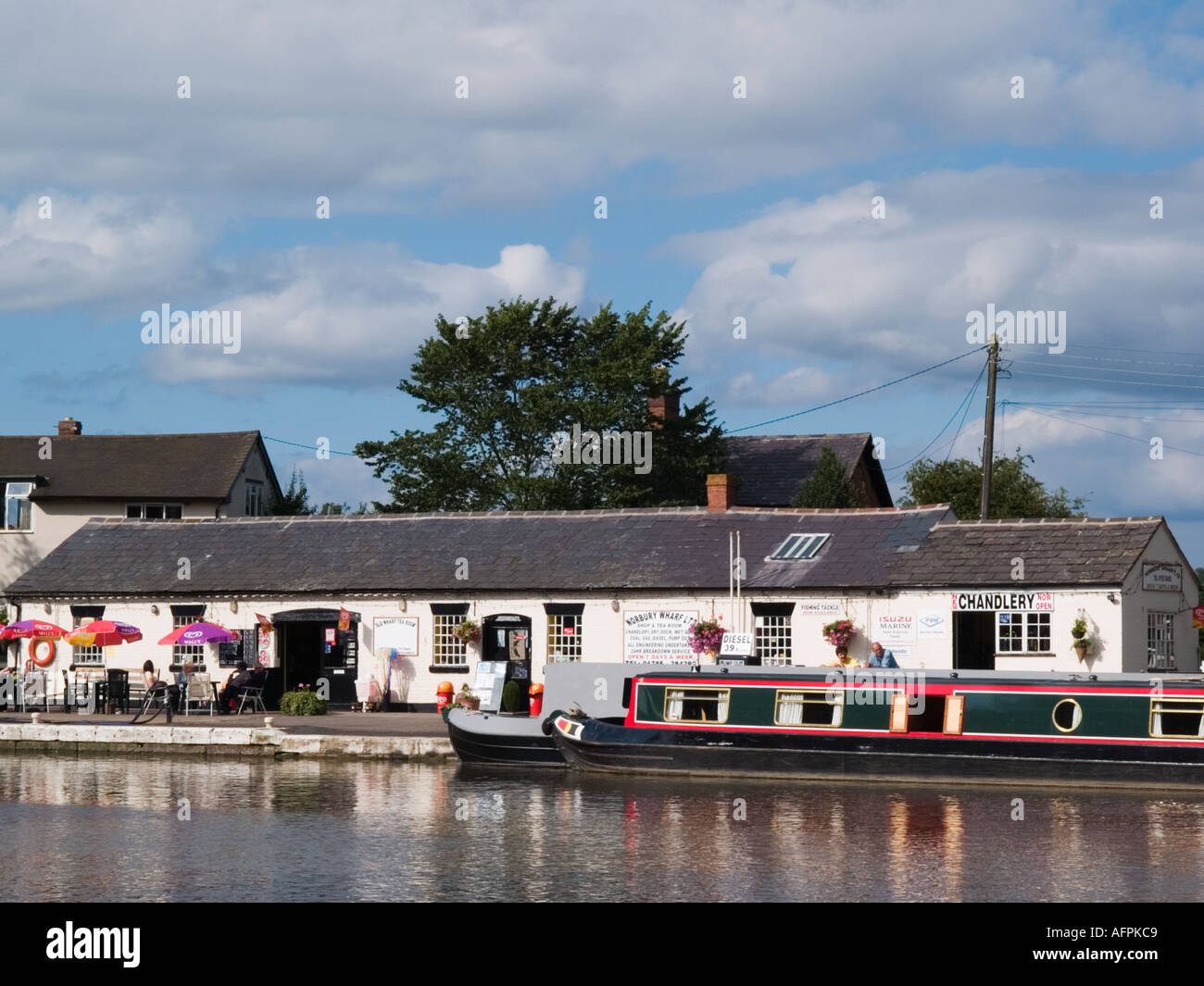NORBURY WHARF SHOP and CHANDLERY on "Shropshire Union" Canal Norbury ...