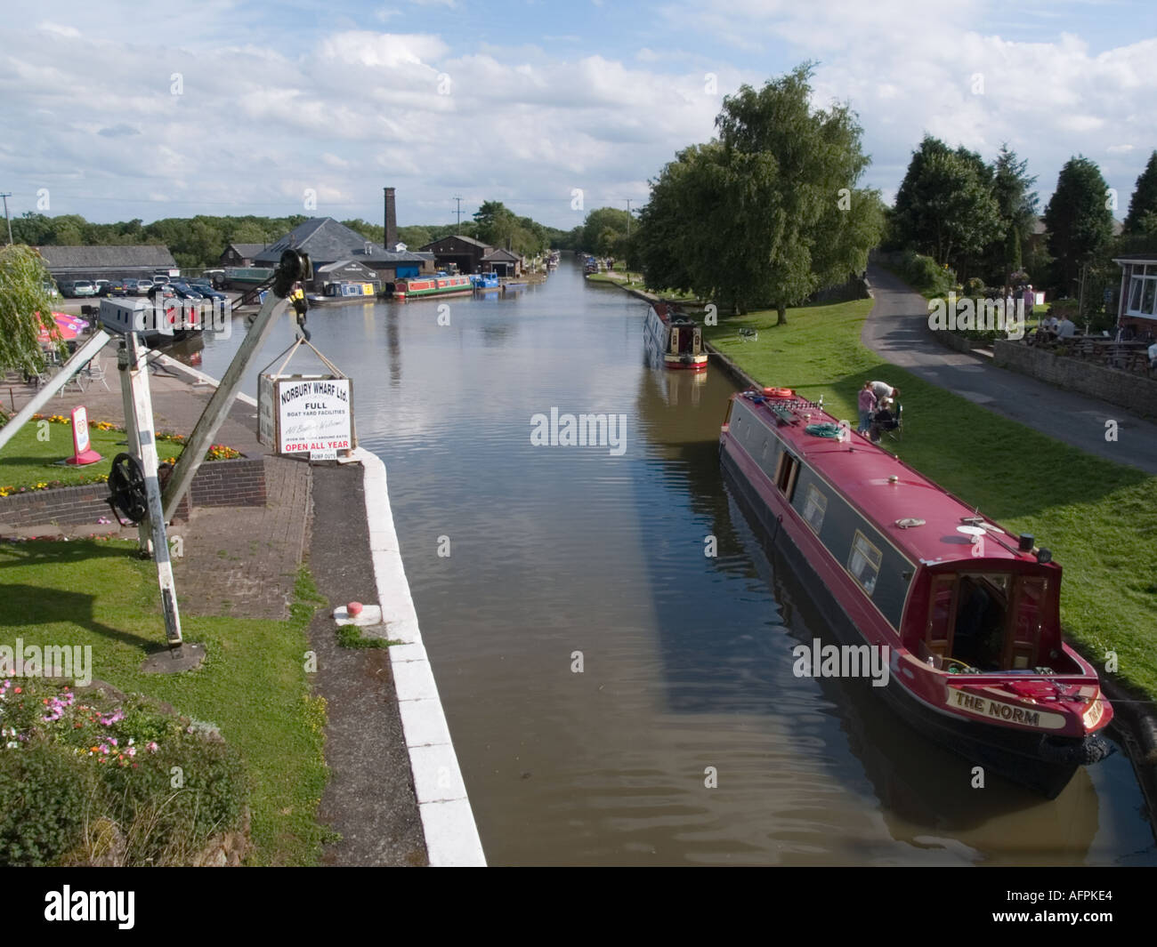 Norbury junction shropshire union canal hi-res stock photography and ...