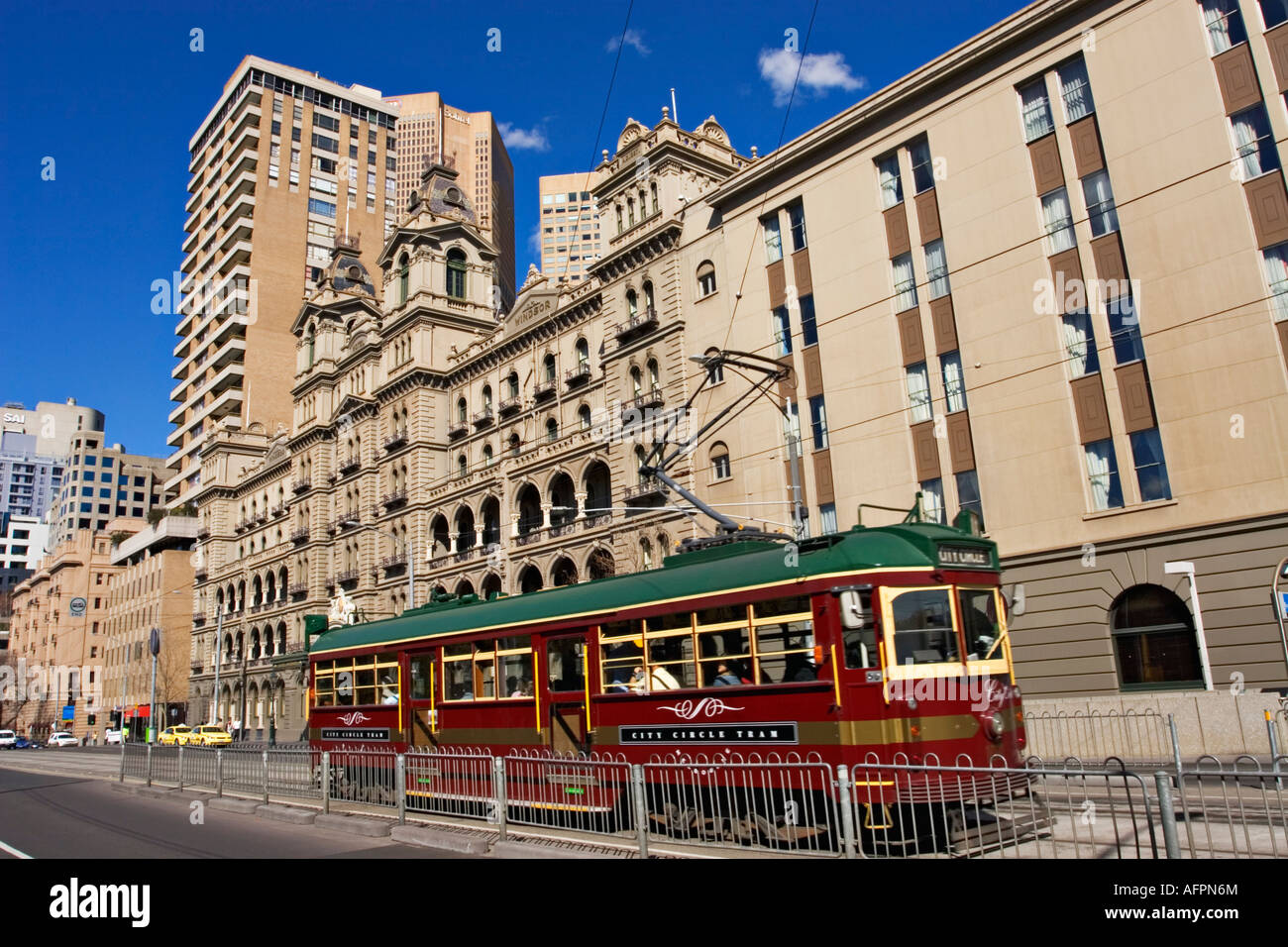 Melbourne tram trams hi-res stock photography and images - Alamy