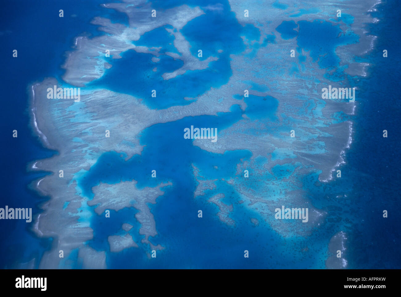 Aerial, Tonga, Hapa'i Atoll group, Atoll and coral reefs Stock Photo ...