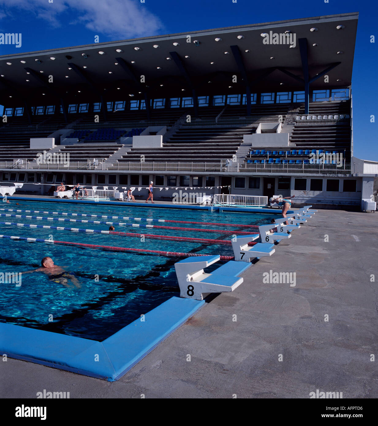 geothermal swimming pool Stock Photo - Alamy