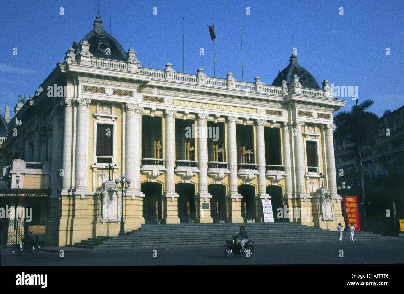 Colonial architecture of Hanoi s Opera House in Vietnam Stock Photo - Alamy