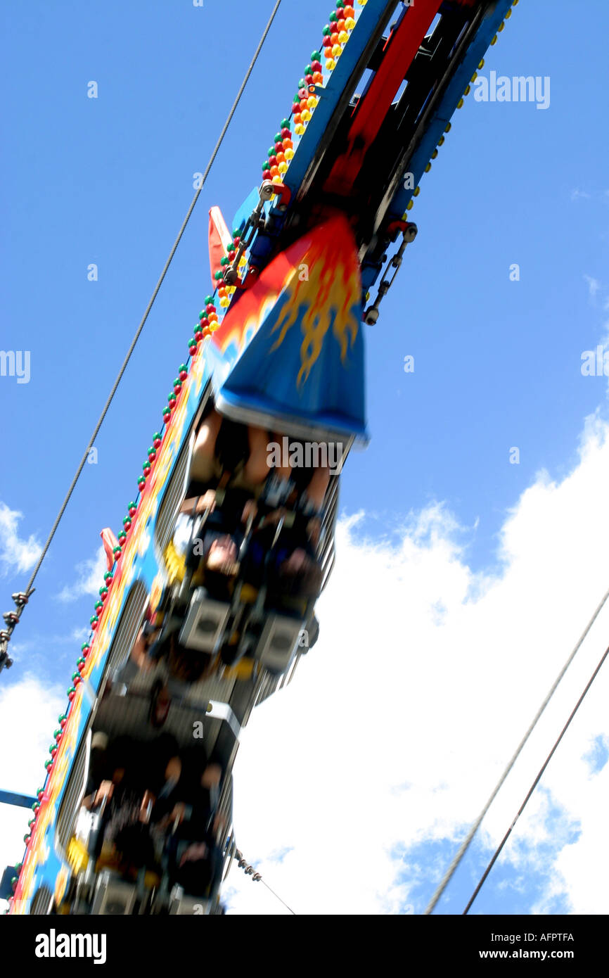 CARNIVAL RIDES at the Calgary Stampede, Calgary, Alberta, Canada Stock ...