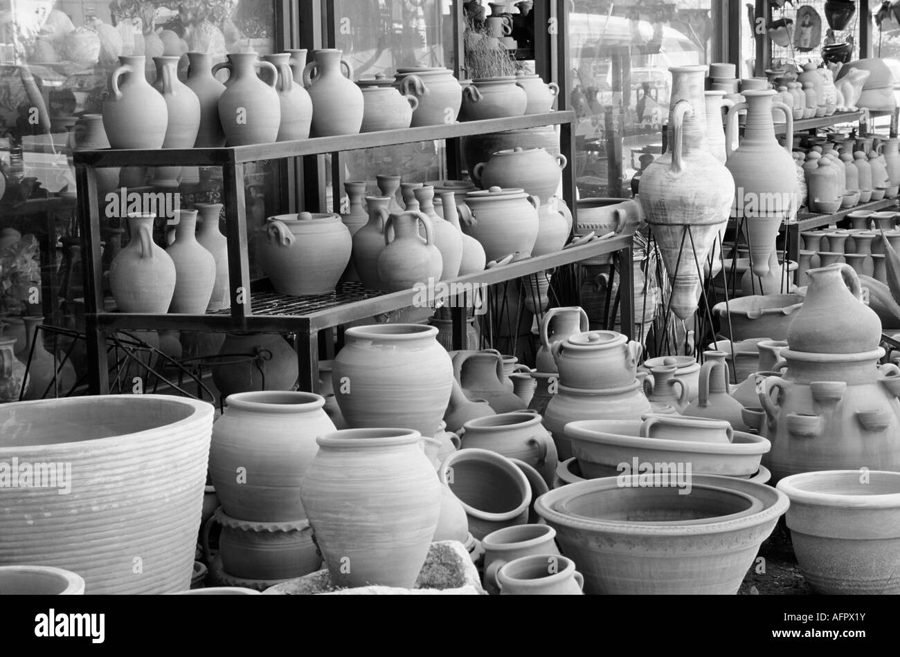 Cyprus pottery Black and White Stock Photos & Images - Alamy