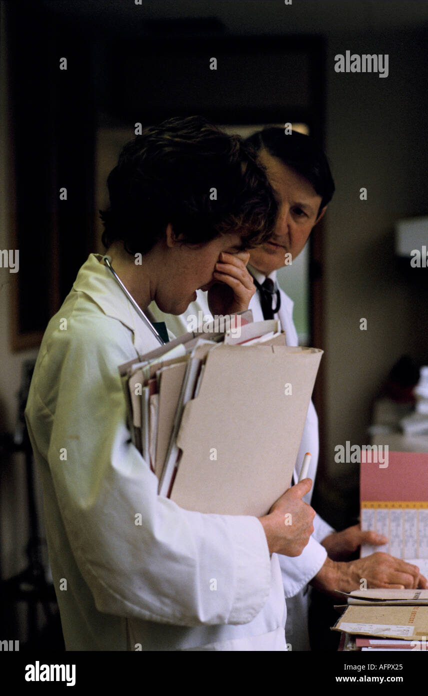 Exhausted doctors hospital england hi-res stock photography and images ...